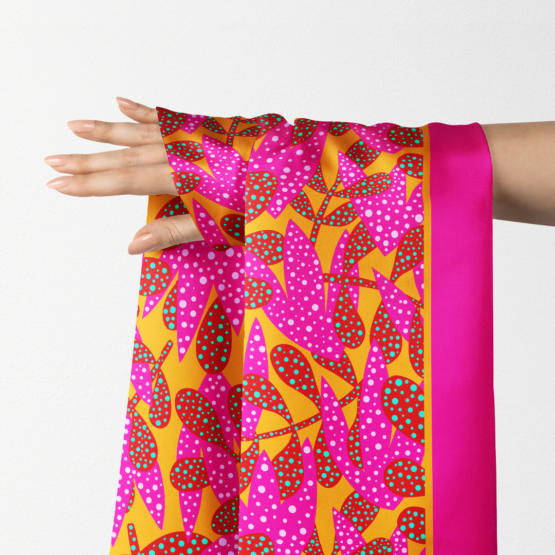 Pattern Foulard / Pink – INK. | We Love Art & Fashion®️